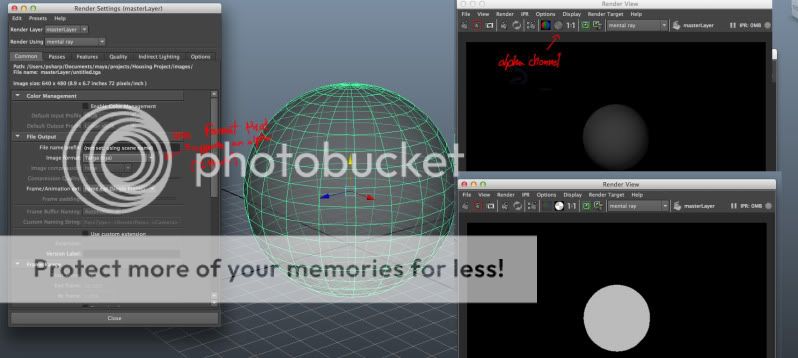 Maya render text alpha channel? | MacRumors Forums
