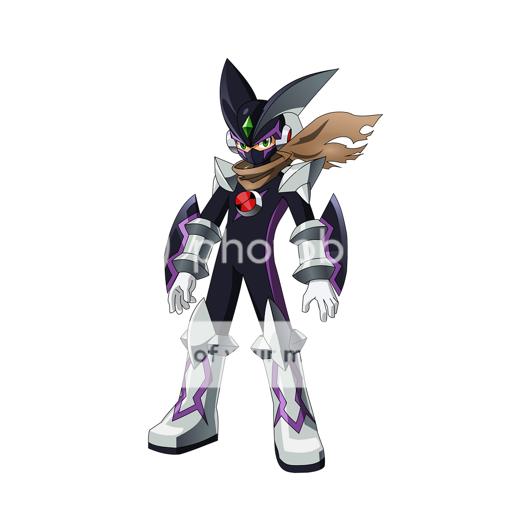 Bass Cross Megaman vectorized - The Rockman EXE Zone