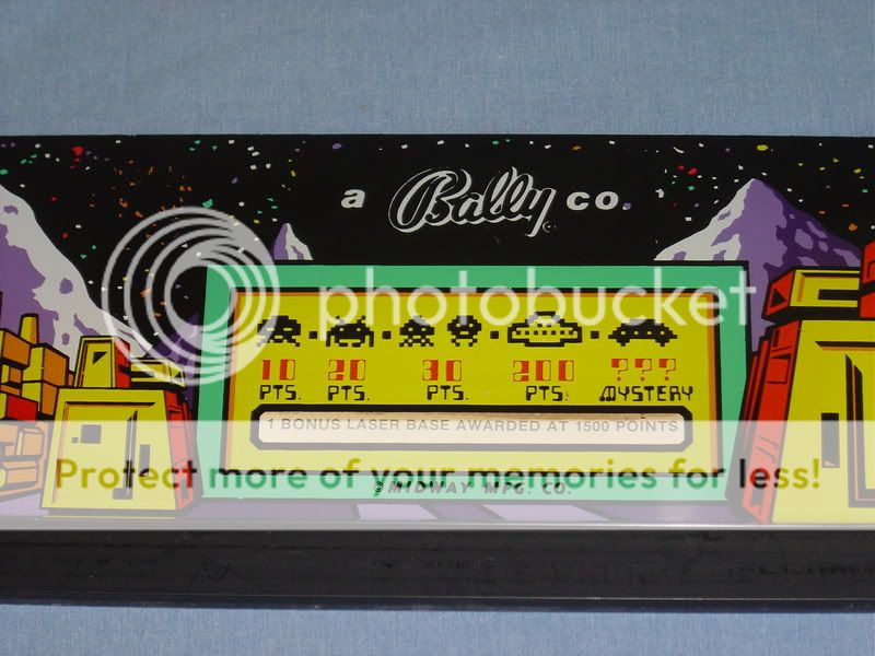 FS: Space Invaders Deluxe Plexiglass Bezel - NICE | Museum of the Game ...