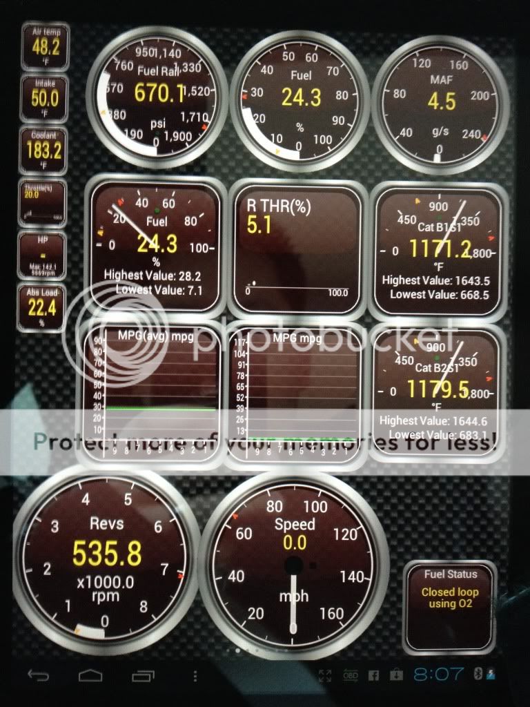 OBD-II Bluetooth reader + Android tablet | Cadillac Owners Forum
