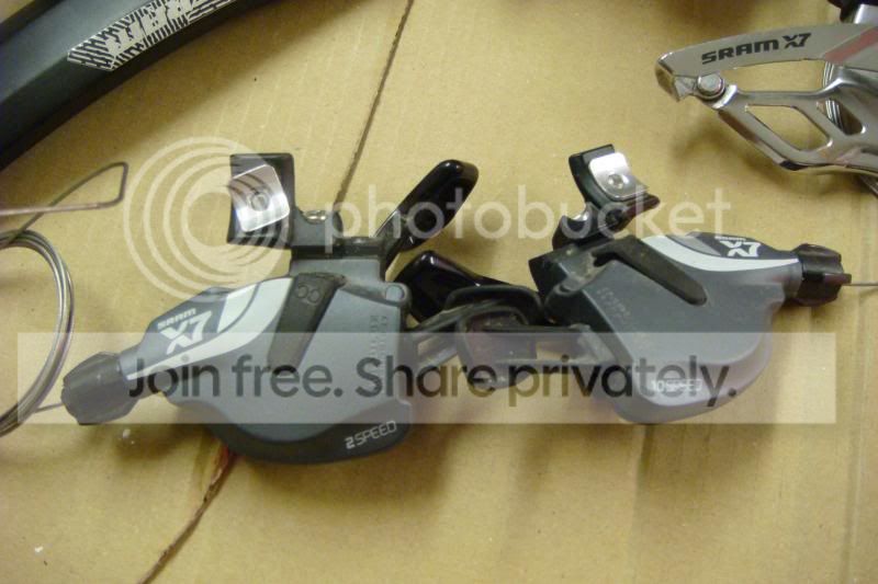 sram x7 2x10 groupset | Retrobike