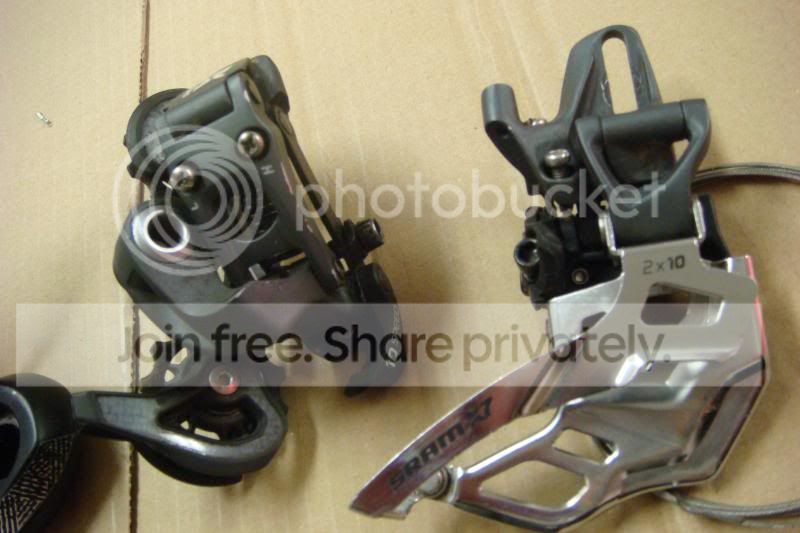 sram x7 2x10 groupset | Retrobike